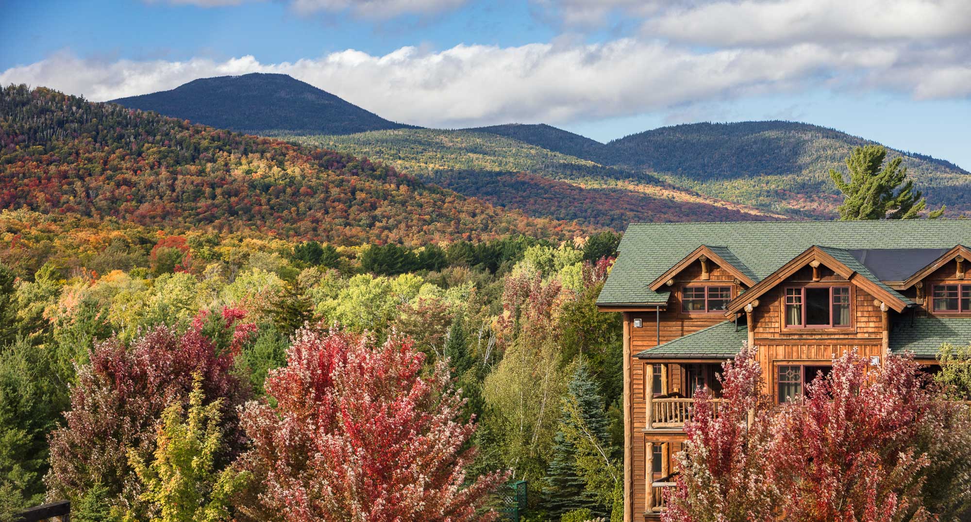Adirondack fall foliage - The Whiteface Lodge